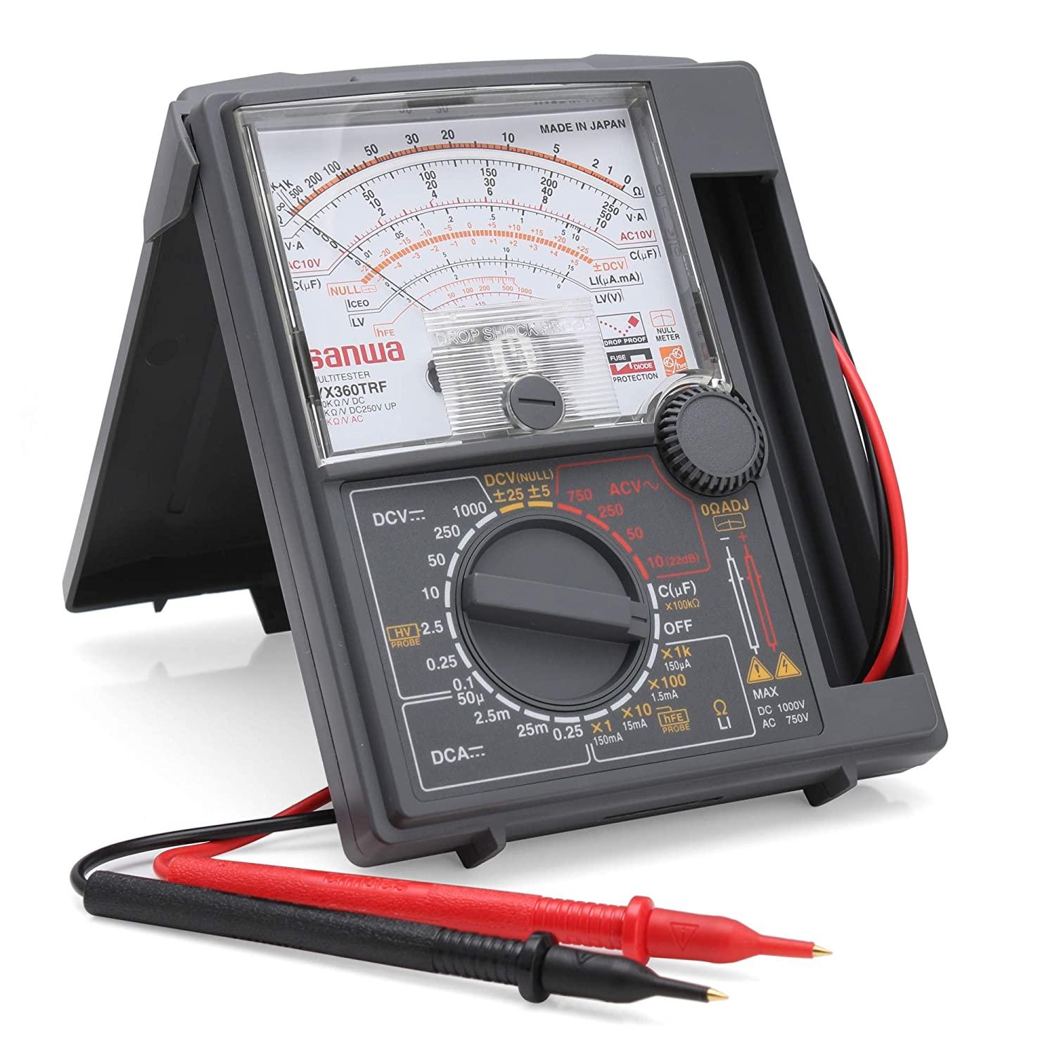 Sanwa YX360TRF | Analog Multimeter with Built-In Case | Sanwa-America.com